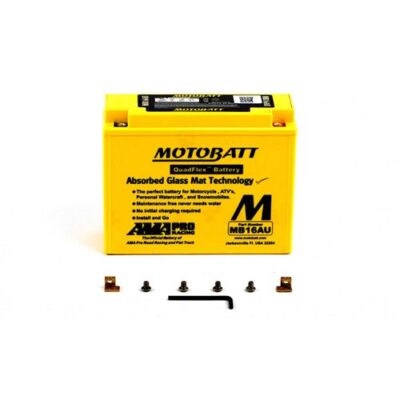 Motobatt Battery MB16AU For Yamaha VMX 1200 V MAX 1997 1998 1999 2000 ...