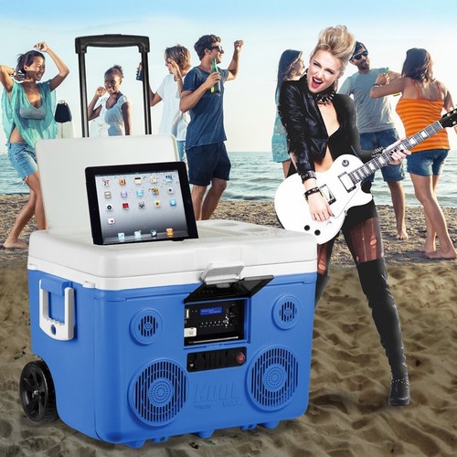 TUNES2GO KoolMAX 40 Qt Cooler Bluetooth Speaker System 350W Boombox ...