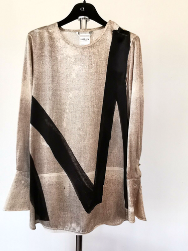 RRP €389 🌟MAX MARA Shirt in SILK 4USA_ 6GB_ 38IT_ 34DE_ 36FR Mod ...