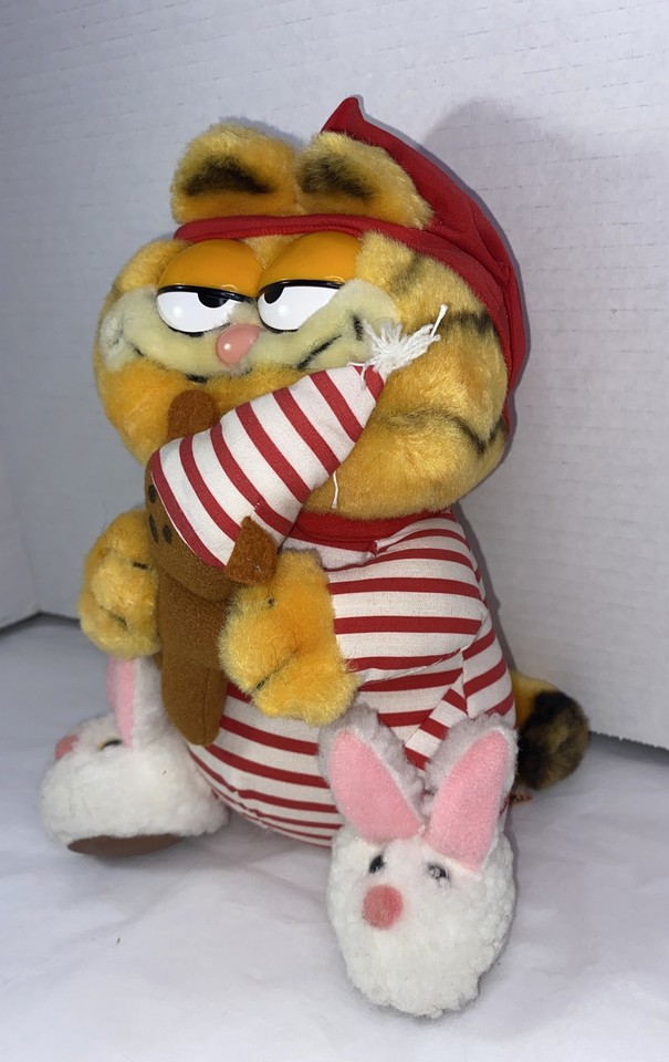 Vintage 1972 Garfield Pajamas Plush United Feature Syndicate 10” | eBay