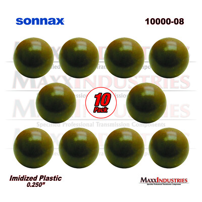 700 4L60 700R4 4L60E 4L70 .250 Torlon Check Ball 10 Pc Kit New HD ...