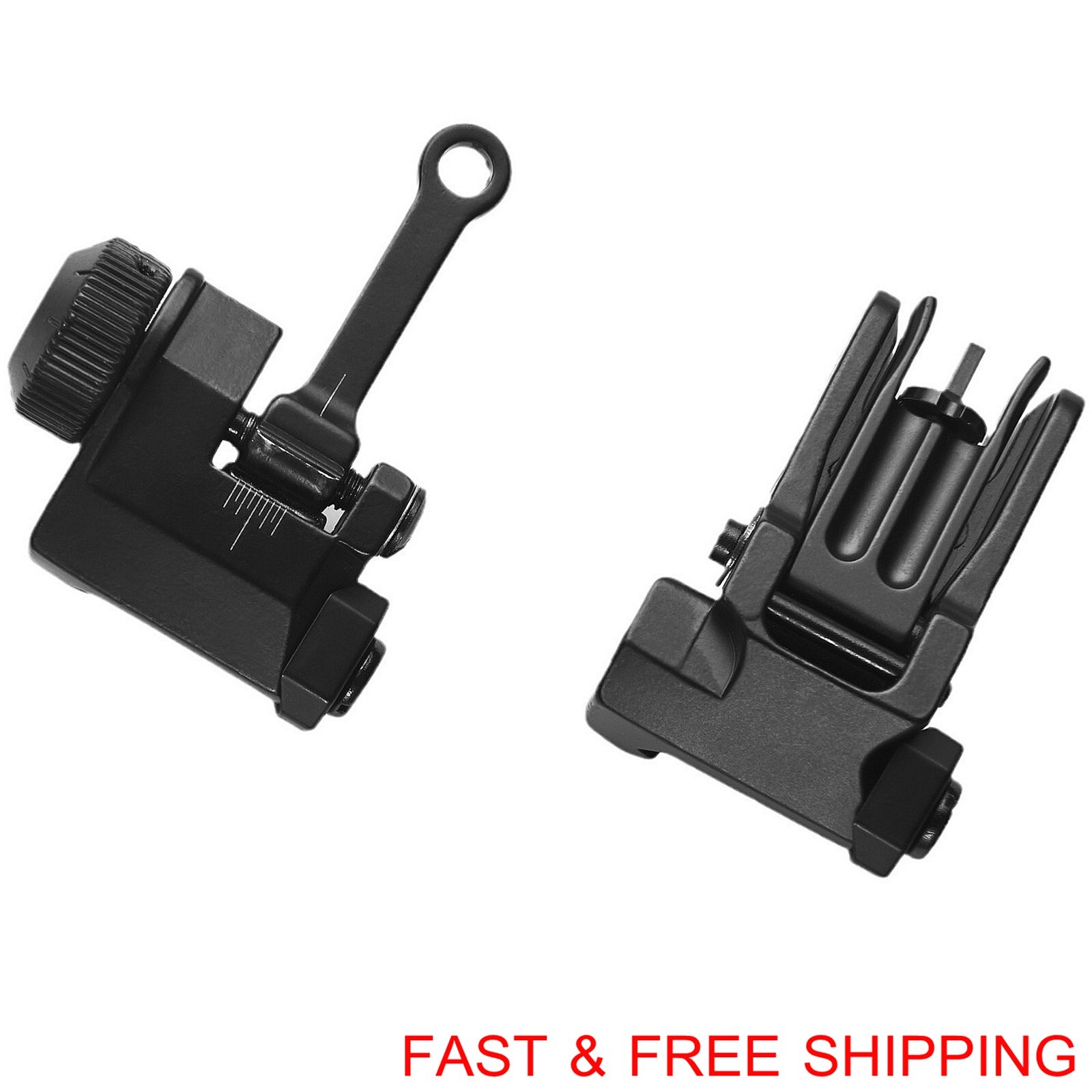 KAC300 Sights Metal Foldable Front&Rear Sight Mechanical Direct Mount ...