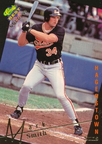 #059 HAGERSTOWN SUNS # MARK SMITH BASEBALL CARD CLASSIC BEST GOLD '93 ...