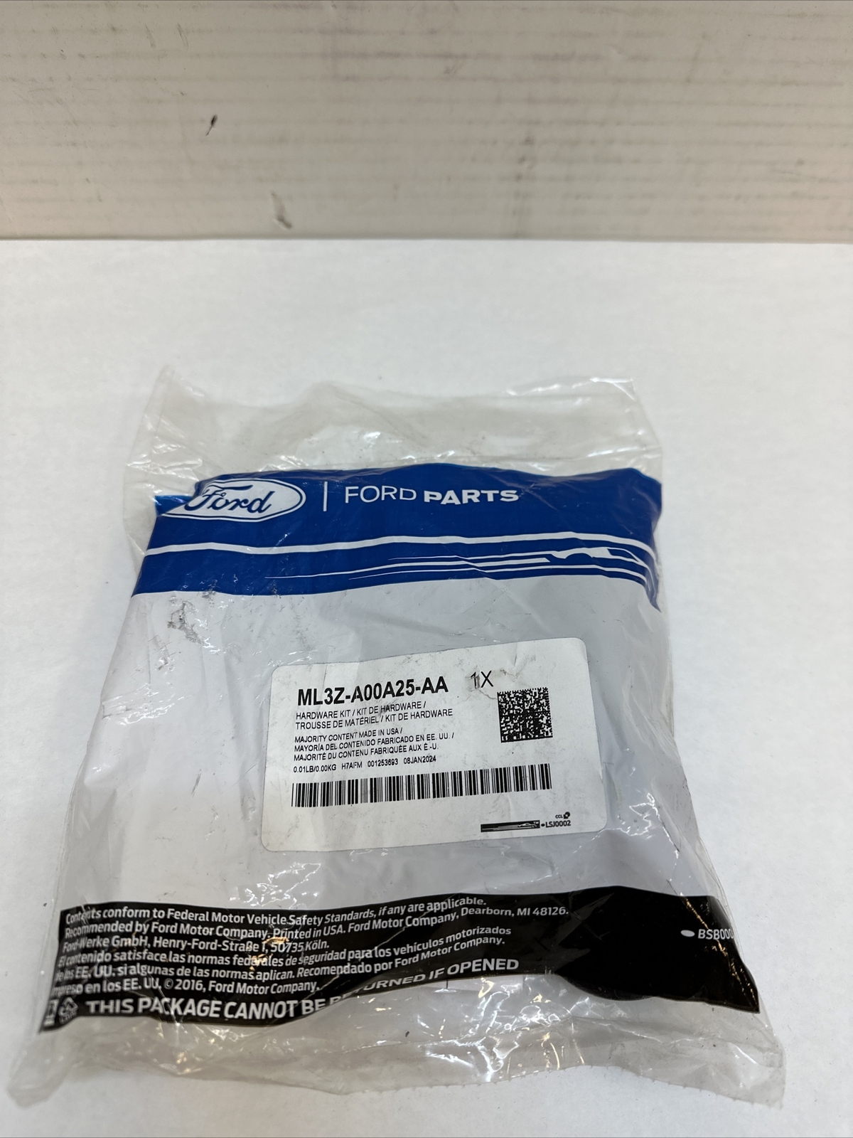 Ford Hardware Kit ML3Z-A00A25-AA for sale online | eBay