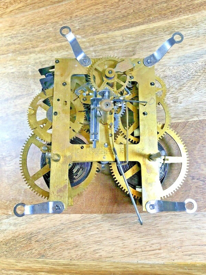 Ingraham Clock Pendulum Rod and Spring (See Pics to ID Movement) (K5734 ...