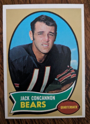 1970 Topps #212 Jack Concannon - Chicago Bears! Very Nice Card! | eBay