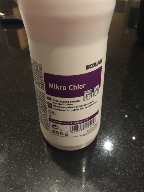 Ecolab Mikro Chlor Disinfectant and Sanitiser 500g Shaker for sale ...