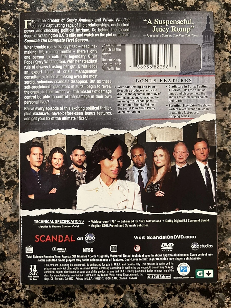 Scandal Season 4 Dvd Cover