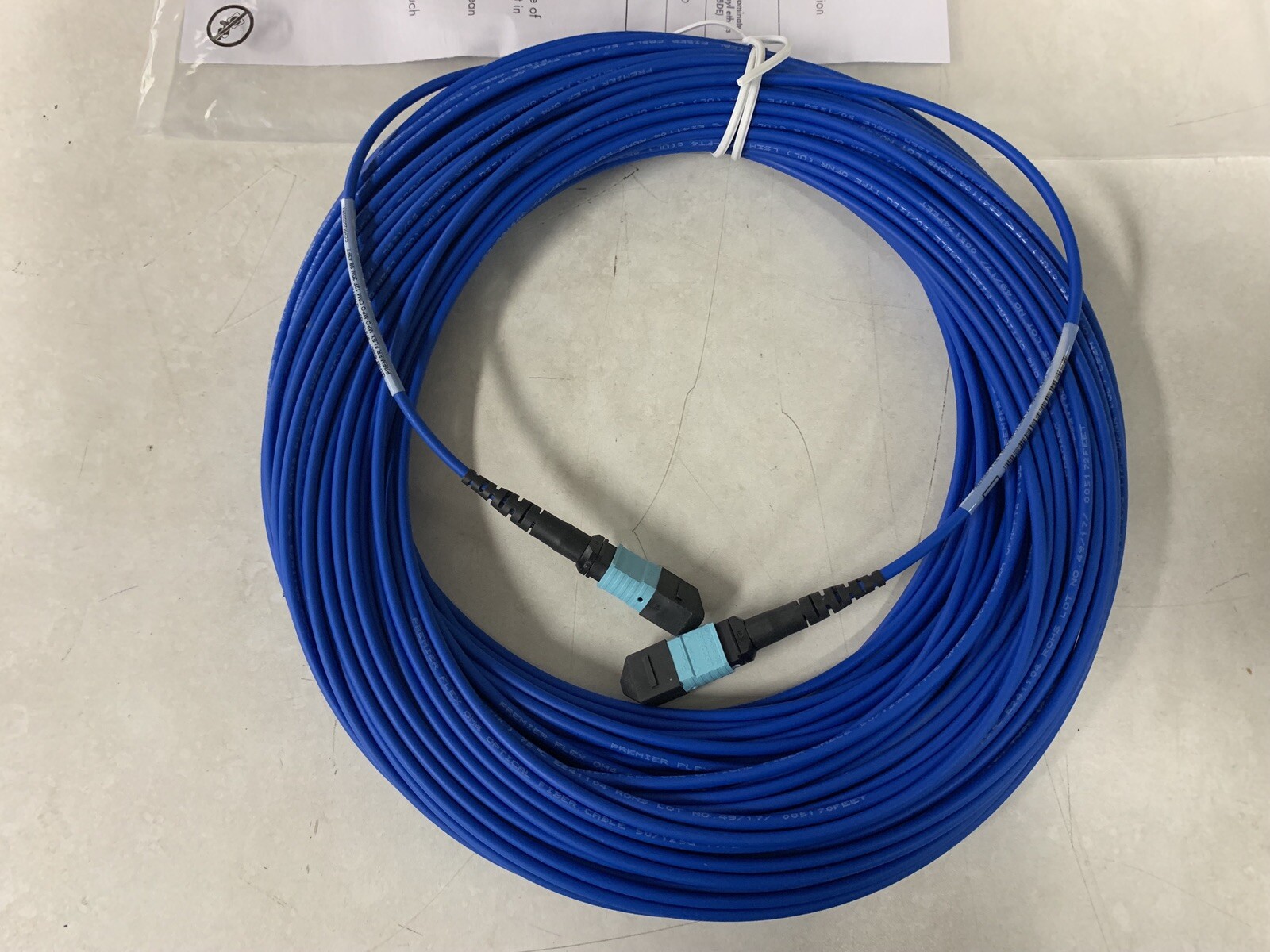 Q1H67A- HPE PREMIER FLEX MPO-MPO OM4 12F 30-Metre Cable 873186-001 | eBay