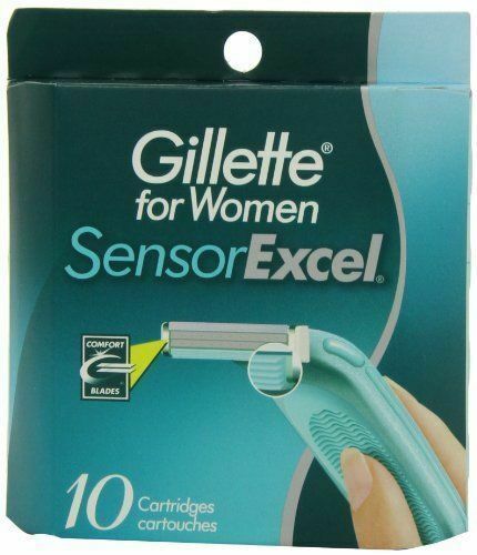 Gillette Sensor Excel for Women Razor Blade Cartridges 10 Pieces for ...