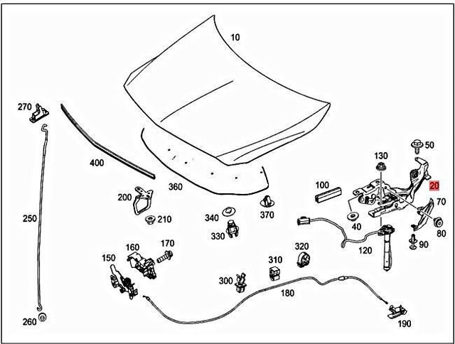 Genuine Mercedes-Benz Hinge 1768800428 OEM for sale online | eBay