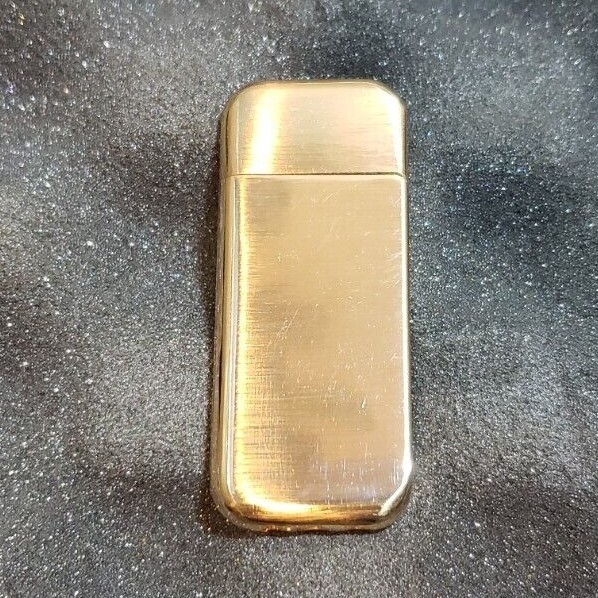 SLIM BUTANE LIGHTER Refillable Dolphin Vintage Style Solid Classic Fast ...