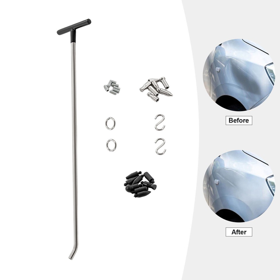 Paintless Dent Removal Tools Kit Dent Repair Set Kit Pdr Tools Rods Car ...