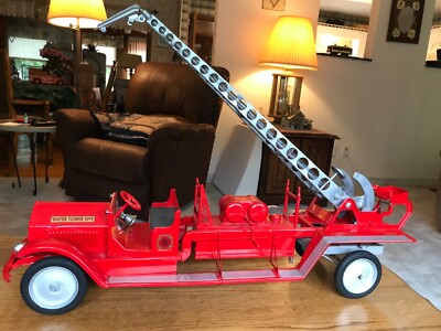 1920's ORIGINAL STURDITOY AMERICAN LAFRANCE WATER TOWER FIRE TRUCK NO ...