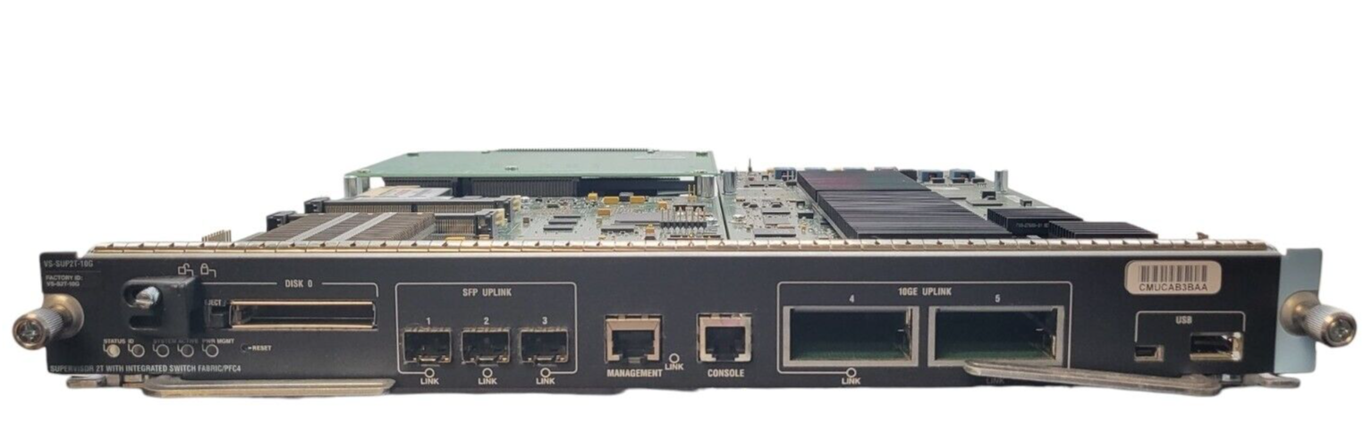 Cisco VS-SUP2T-10G Supervisor Engine Switch Module w/ VS-F6K-PFC4 V02 ...
