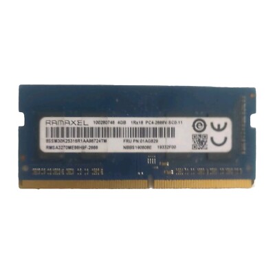 Ramaxel 4GB 1RX16 PC4-2666V-SC0-11 | eBay