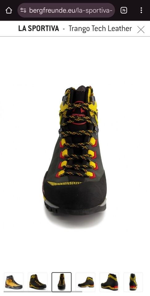 La Sportiva Trango Tech Leather GTX Mountaineering Boots | eBay