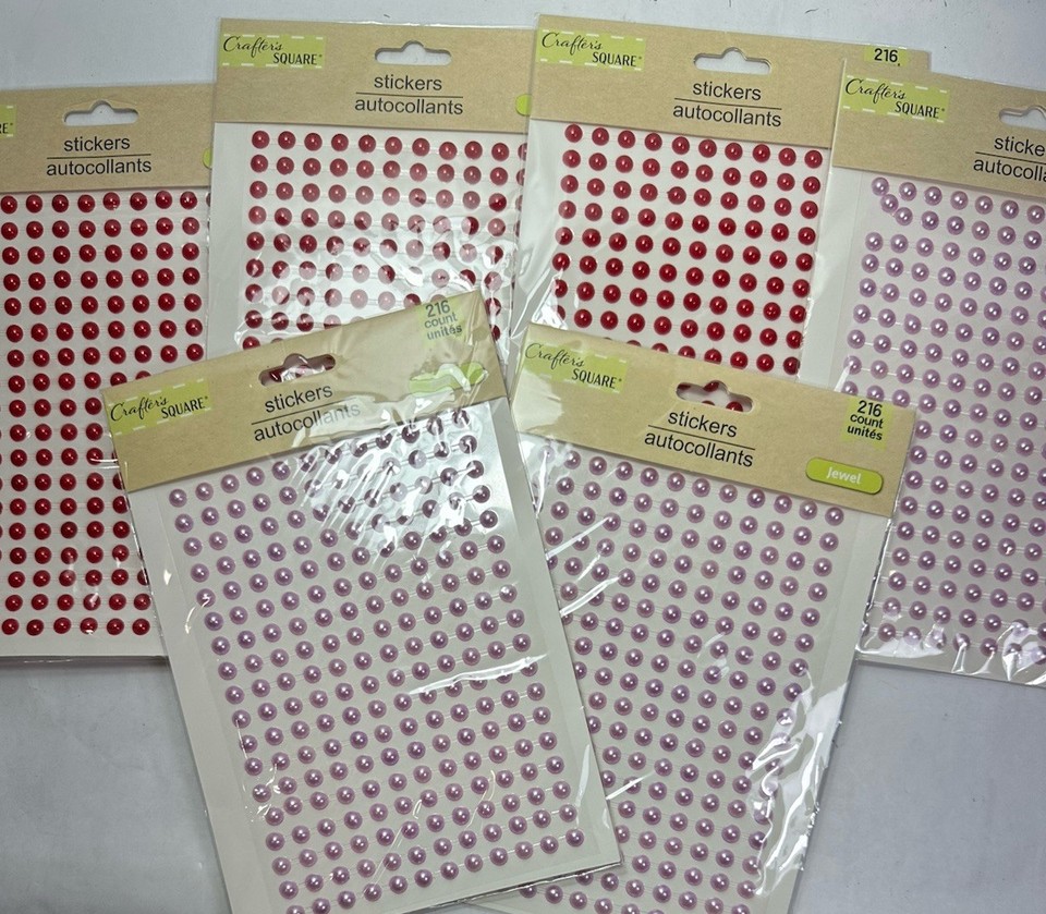 Crafter's Square Gemstone, Jewel Border Stickers Scrapbook Crafts Huge ...