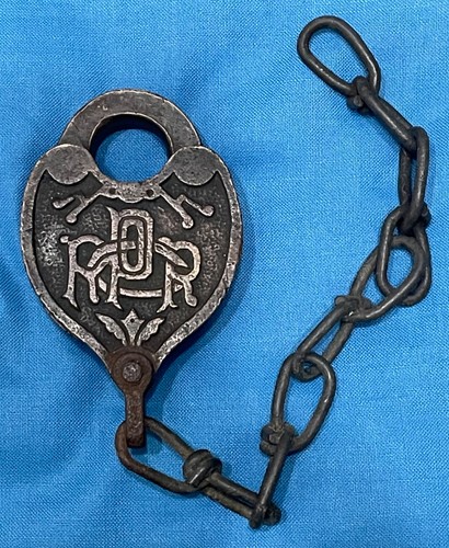 Pennsylvania Railroad Fancy Back Lock (no key) | eBay