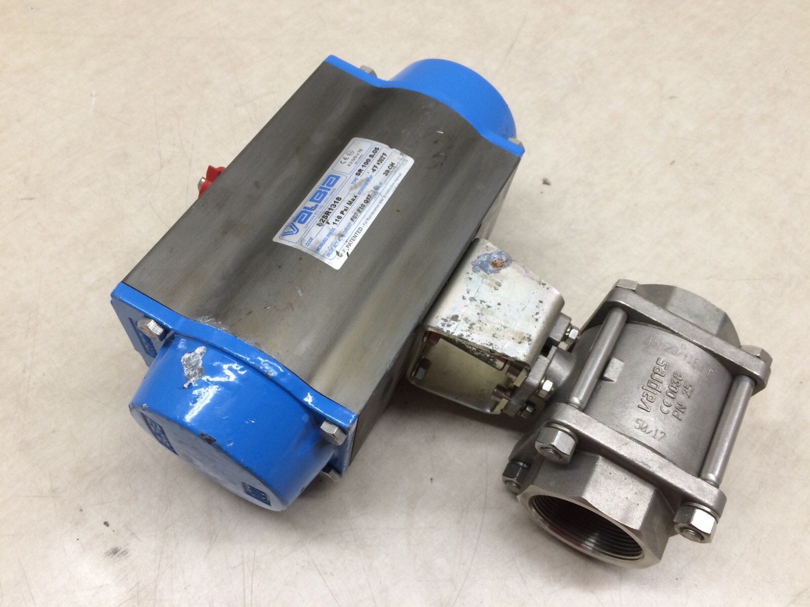 Valbia SR100 S.05 Actuator Valpres PN25 CF8M 2" DN50 116Psi 82SR1318 | eBay