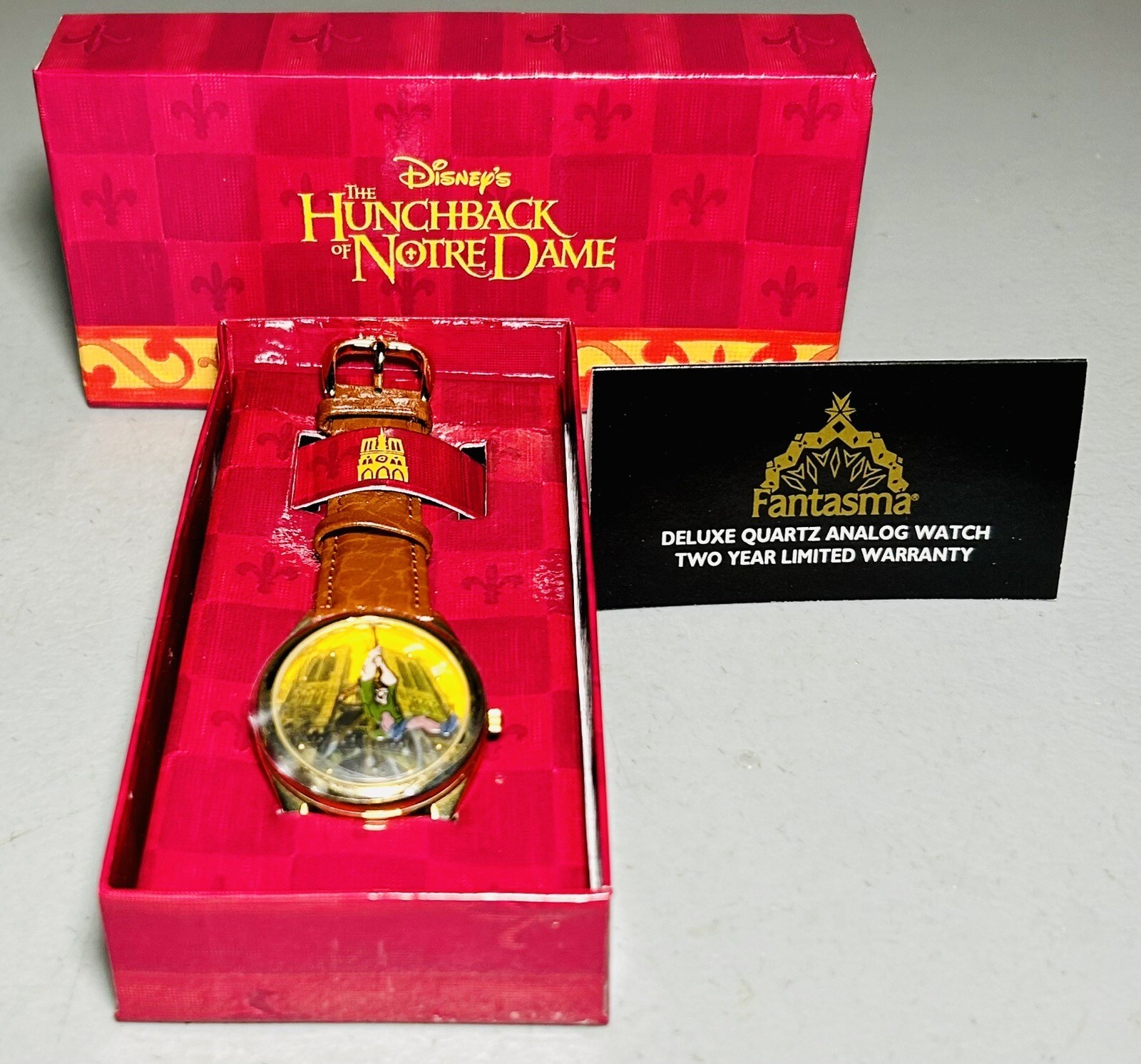 Vintage Disney Hunchback Of Notre Dame Quasi Pendulum Fantasma Watch ...
