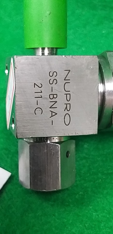 NUPRO SS-BNA-211-C Valve, USED | eBay