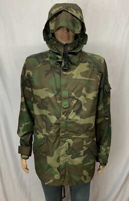 rare ECWCS USA 🇺🇸 Woodland GORE TEX PARKA Waterproof Military L | eBay