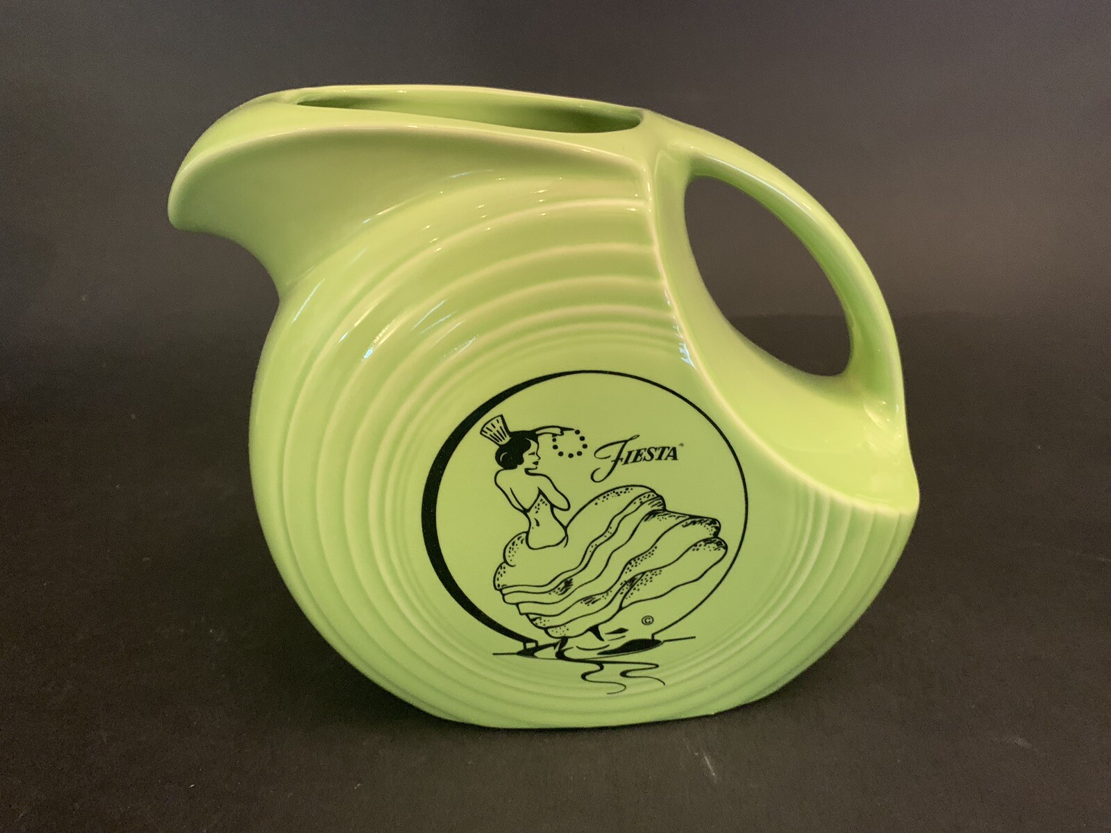 Post 86 Fiesta ☆ Chartreuse ☆ Disc Pitcher Set & Tumblers ☆ DANCING ...