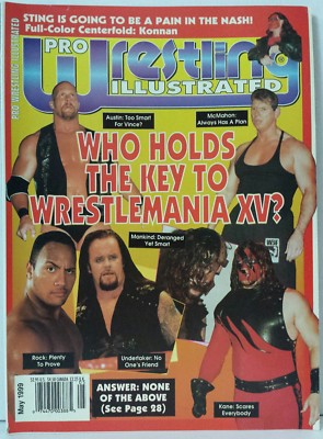 Pro Wrestling Illustrated PWI Magazine Issue May 1999 Konnan Poster FN ...