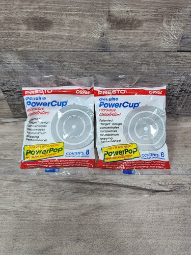 2 packs of Presto PowerCup Microwave Popcorn Concentrator 09964 (8 each ...