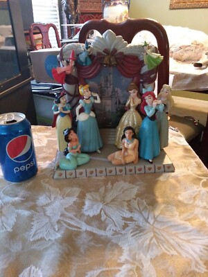 Awesome Large Detailed 3D Disney Seven Princesses frame statue - | eBay