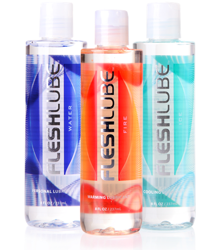Fleshlube Water Based Lubricant Ice Cooling Fire Warming Fleshlight Sex ...