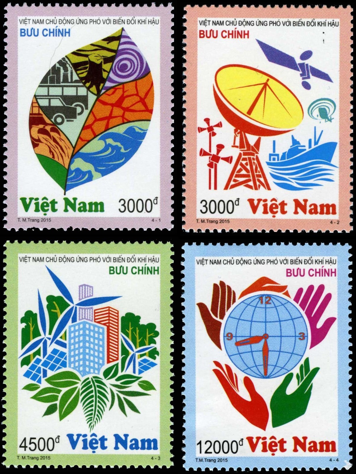 1059 Vietnam Actively Responds to Climate Change Stamps 2015 Mint | eBay