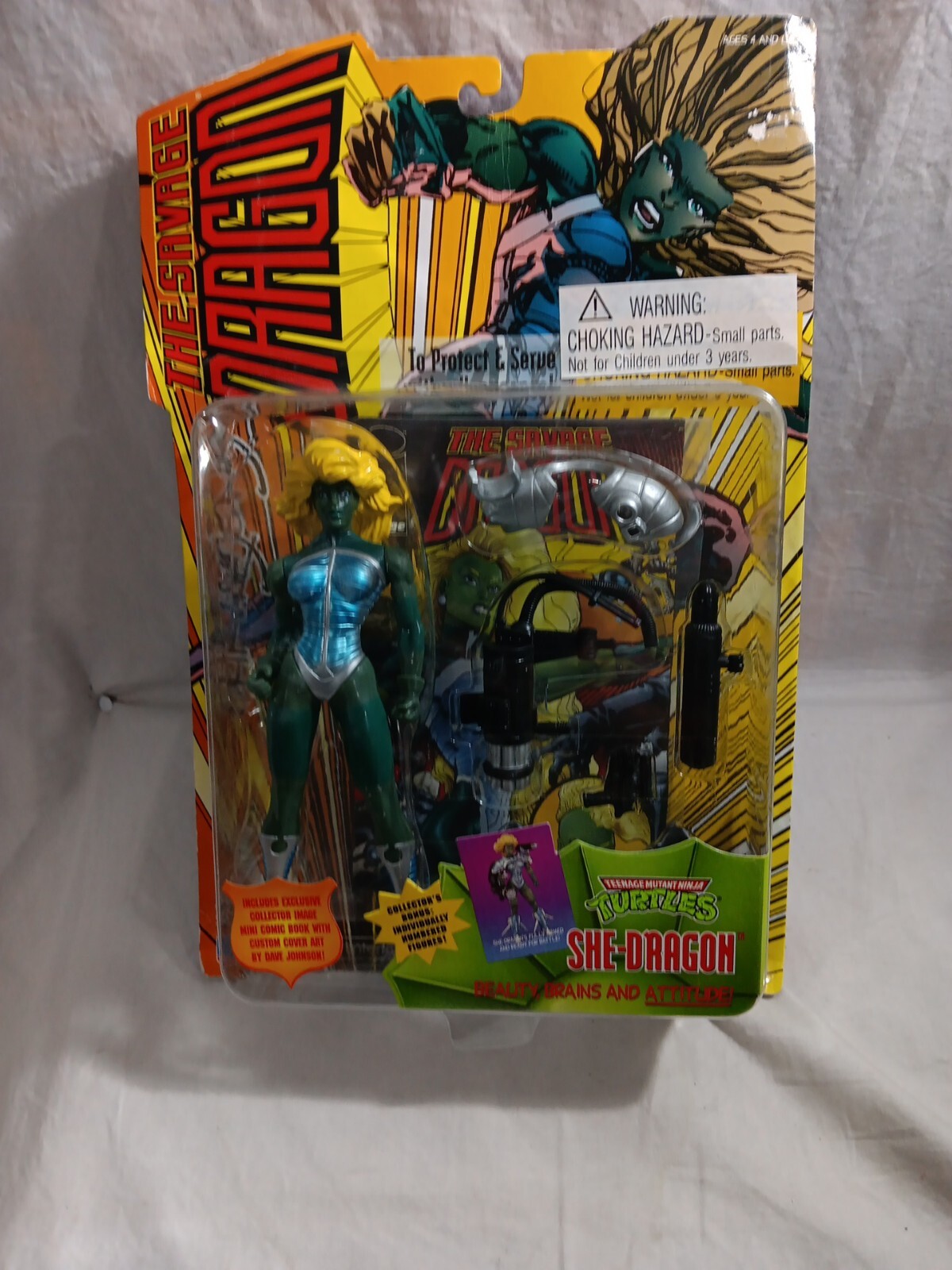 TMNT The Savage Dragon She-Dragon Action Figure 1995 Playmates #3047 ...