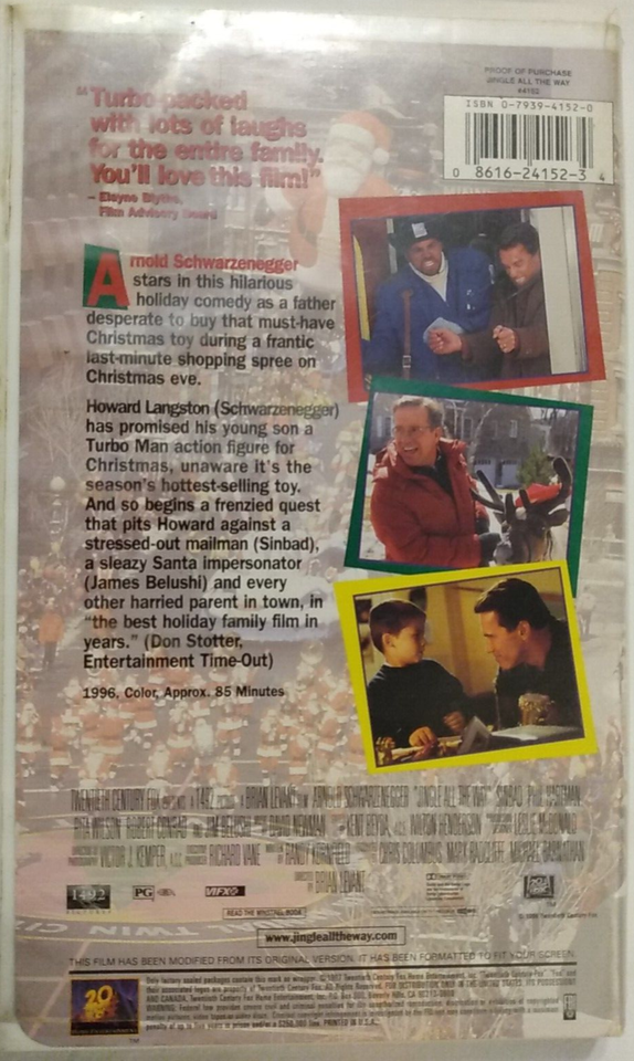 7 VHS Christmas Bells St Marys Wonderful Life Snowman Die Hard White ...