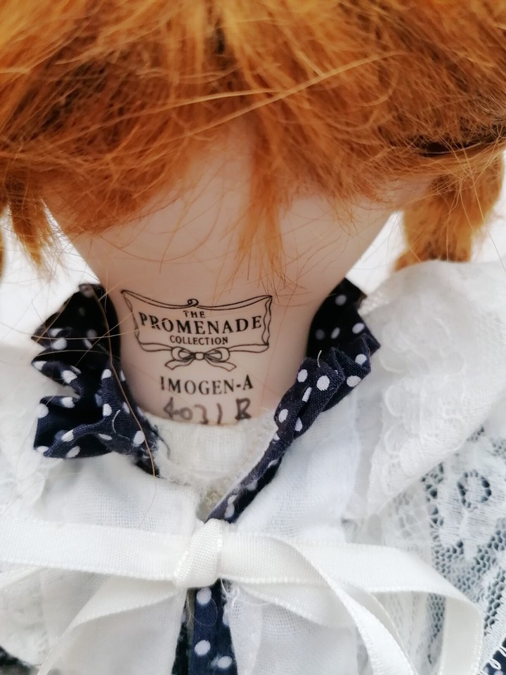 PROMENADE IMOGEN-A 4031B GENUINE PORCELAIN 16" LIM. EDITION DOLL WITH ...