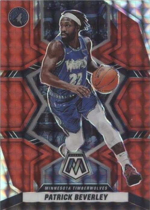 2021-22 Panini Mosaic - Patrick Beverley #30 Red Mosaic Prizm for sale ...