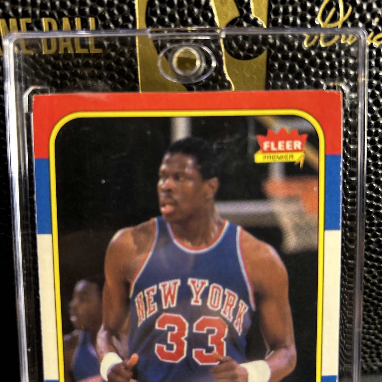 1986 Fleer Basketball #32 Patrick Ewing Knicks RC Rookie HOF Sweet Card ...