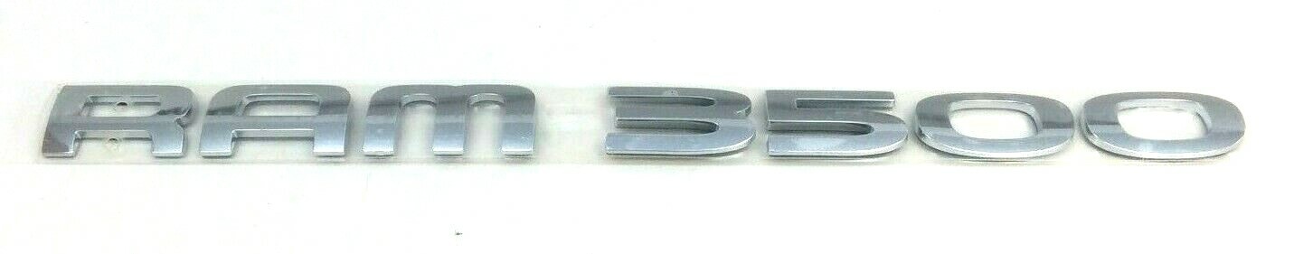 2006-2009 Dodge RAM 3500 front door chrome Nameplate Emblem Badge new ...