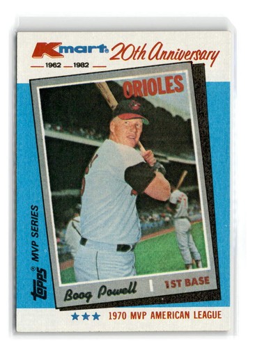 1982-Topps Kmart 20th Anniversary -#17-Boog Powell -Baltimore Orioles ...
