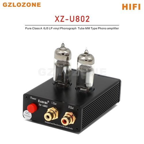 HIFI 6J5 Tube MM Phono Amplifier Pure Class A LP Vinyl Phonograph ...