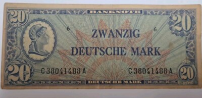 1948 Germany 20 Deutsche Mark P9a C38041488A | eBay