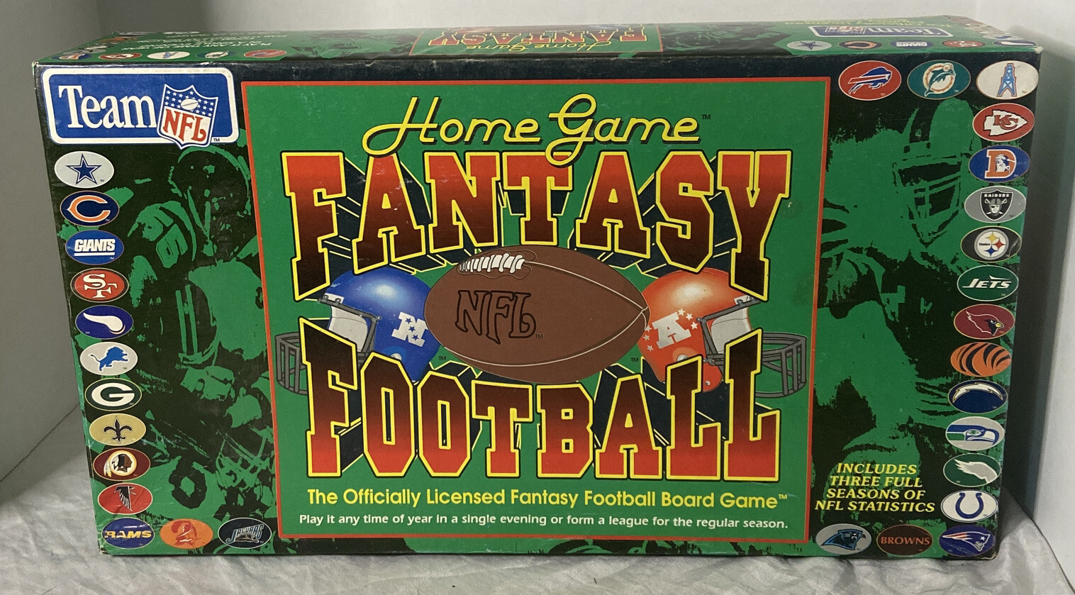 Vintage NFL Fantasy Football Board Game TDC Games 1994 Home Game | eBay