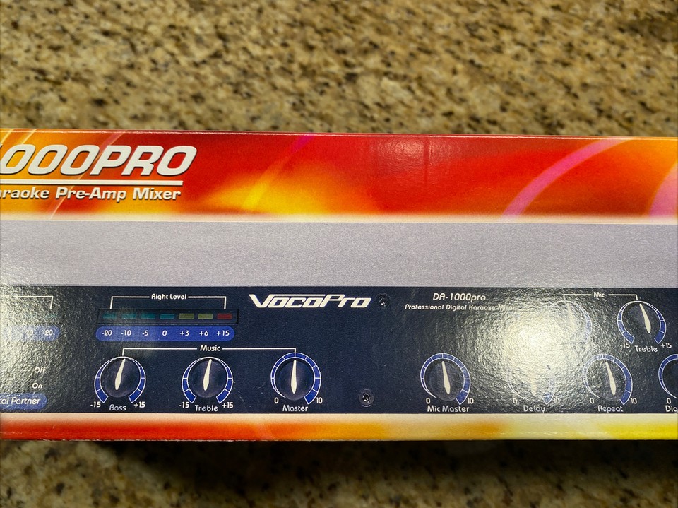 VocoPro DA1000PRO Mic Digital Echo Karaoke Mixer | eBay