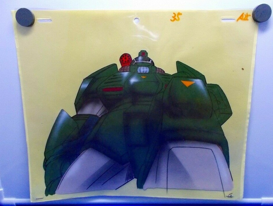 Soltic H8 Roundfacer "Fang of the Sun Dougram" anime cel 1981 Japan ...
