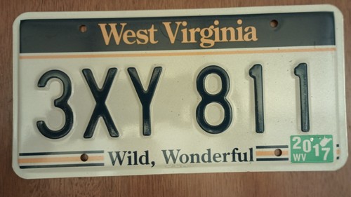 West Virginia License Plate 3XY 811 Wild, Wonderful | eBay
