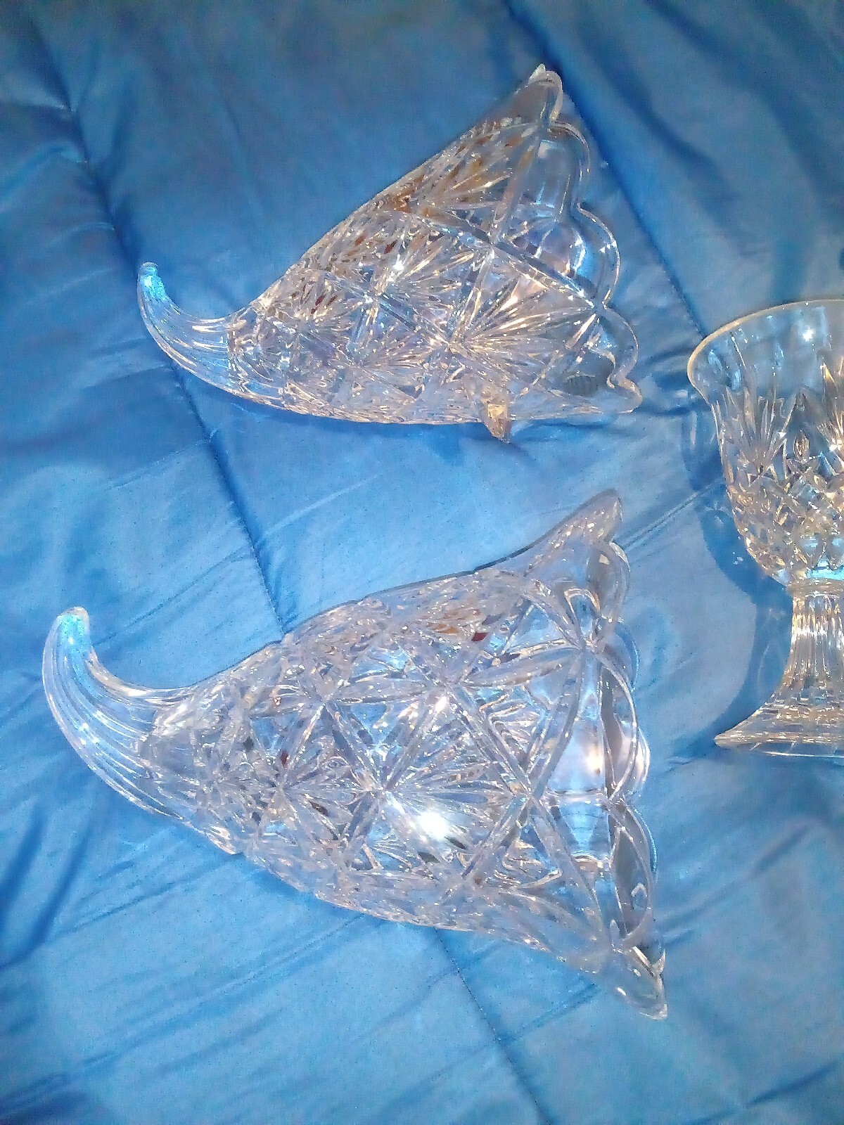 Waterford Crystal Cornucopia Horn of Plenty Vase+Lg Shannon? Pitcher ...