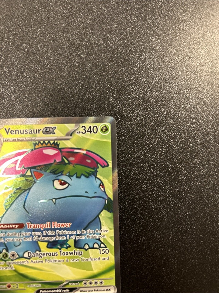 Venusaur ex - 182/165 - Full Art - Pokémon 151 - Pokémon TCG XR | eBay