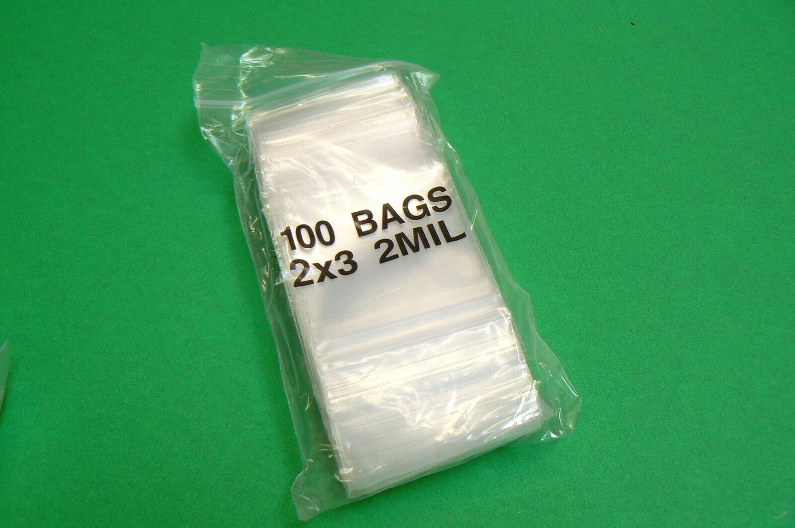 5000 Reclosable Bags 2x3 Clear 2mil 2" x 3" Top Sealing Poly Baggies ...