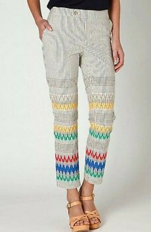 Cartonnier by Anthropologie Women's Stitched & Striped Multi Color ...